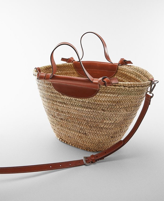 MANGO Women's Bucket Handbag - Macy's