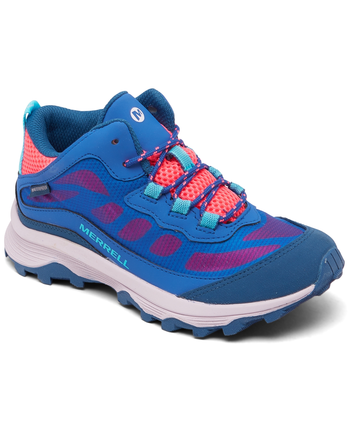 Merrell Little Girls Moab Speed Mid Water-resistant Hybrid Sneakers ...