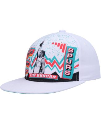 Men's Mitchell & Ness Tim Duncan White San Antonio Spurs Hardwood ...