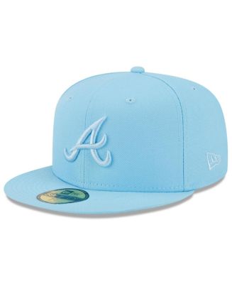 Men's New Era Light Blue Atlanta Braves 2023 Spring Color Basic 59FIFTY ...