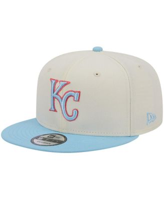 New Era Men's White and Light Blue Kansas City Royals Spring Basic Two ...