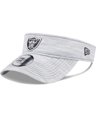 Men's New Era Gray Las Vegas Raiders Adjustable Visor - Macy's