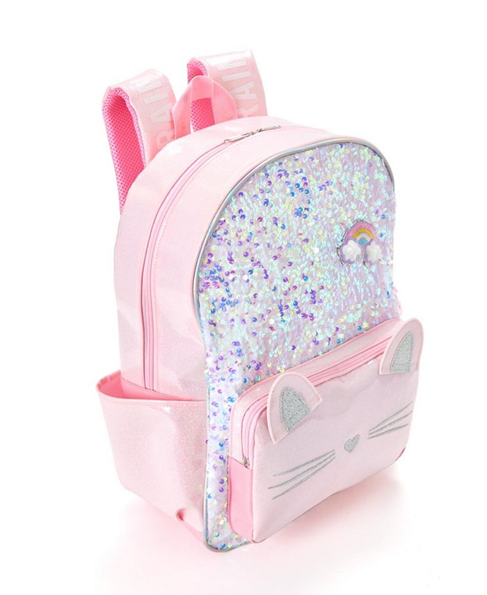 InMocean Little and Big Girls Sequined Kitty Backpack - Macy's