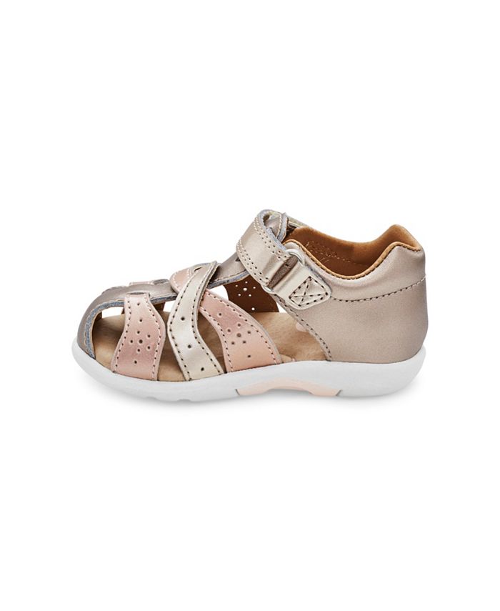 Stride Rite Toddler Girls SRTech Xena Leather Sandals - Macy's