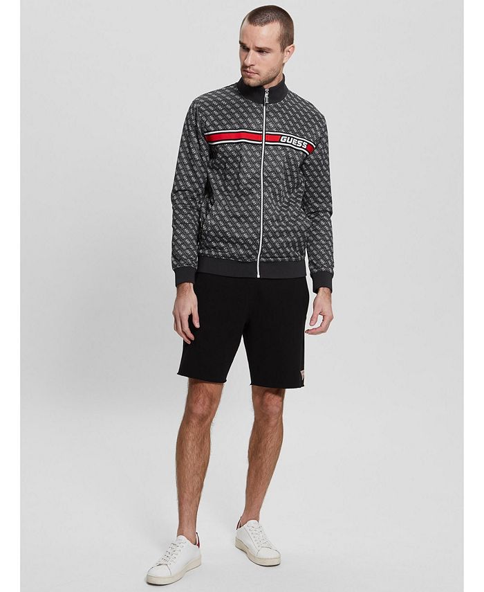 GUESS Men's Korbin Long Sleeve Track Jacket - Macy's