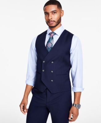 Tayion Collection Men's Classic-Fit Solid Suit Separates Double ...