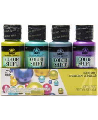 Plaid - Folkart Folkart Color Shift Paint Set 4/Pkg - Macy's