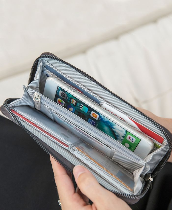 Travelon RFID (Radio Frequency Identification) Blocking Single Zip ...