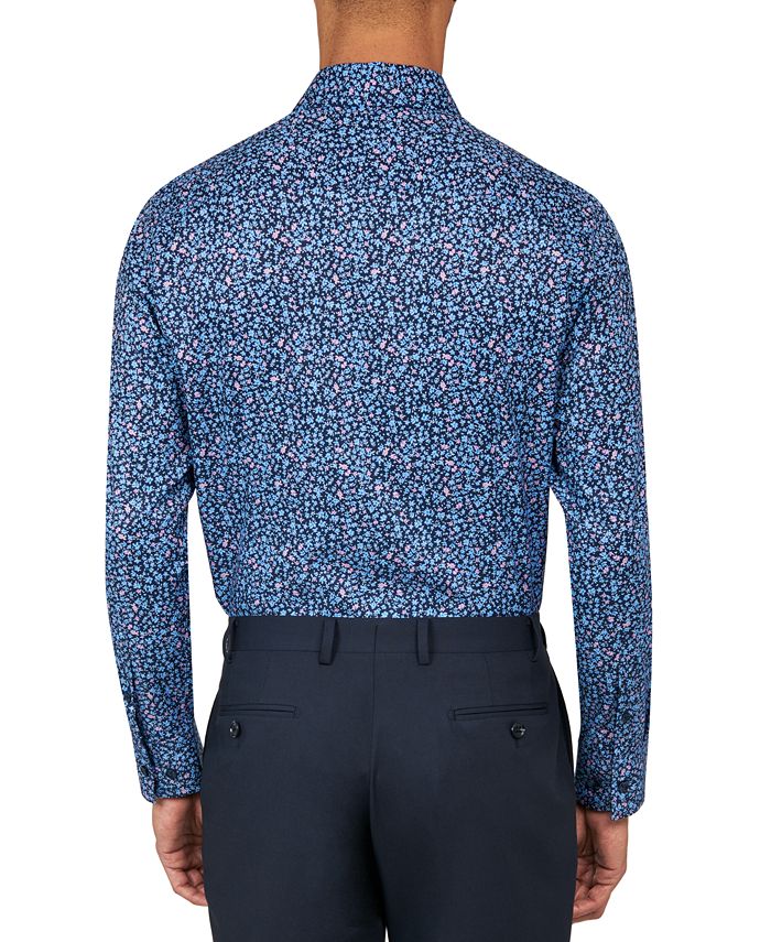 ConStruct Men's Slim-Fit Floral Print Performance Stretch Cooling Dress ...