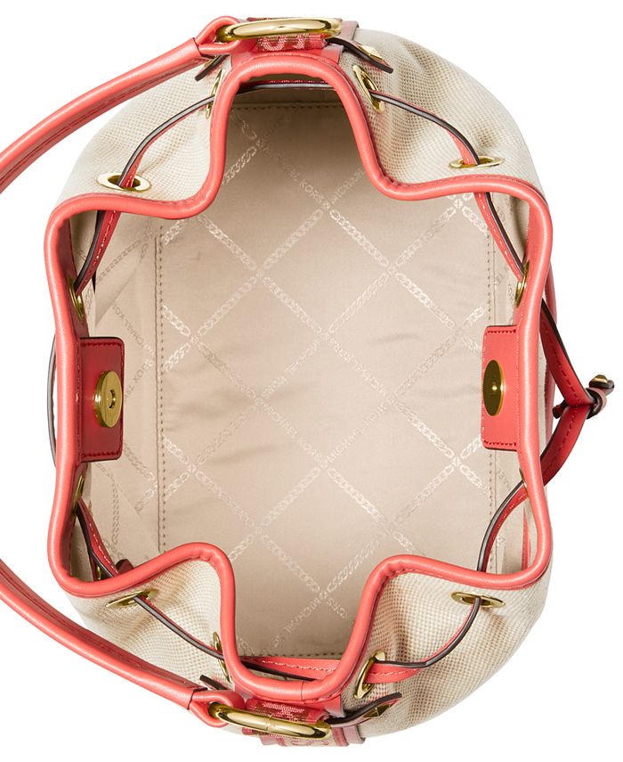 Michael Kors Maeve Medium Bucket Messenger Bag & Reviews - Handbags ...