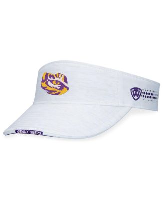 Men's Top of the World White LSU Tigers Flare Adjustable Visor - Macy's