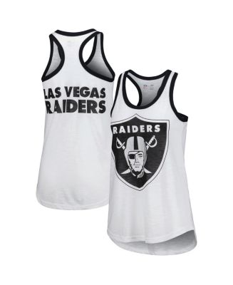 Women's G-III 4Her by Carl Banks White Las Vegas Raiders Tater Tank Top ...