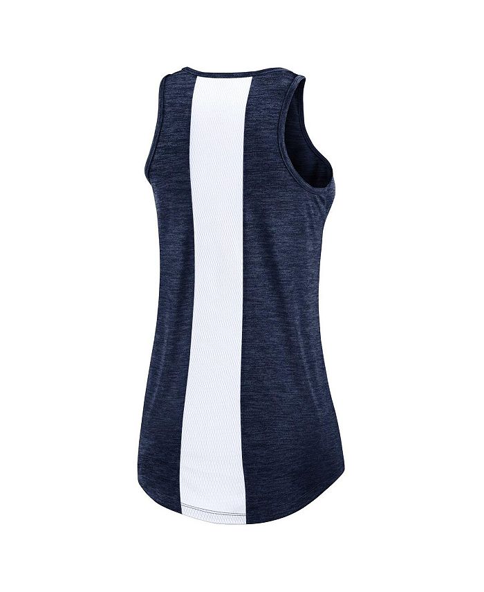 Nike Women's Navy Seattle Mariners Right Mix High Neck Tank Top - Macy's