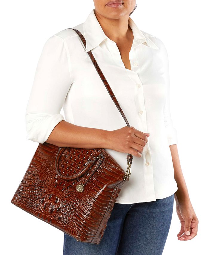 Brahmin Duxbury Tetra Large Leather Satchel - Macy's