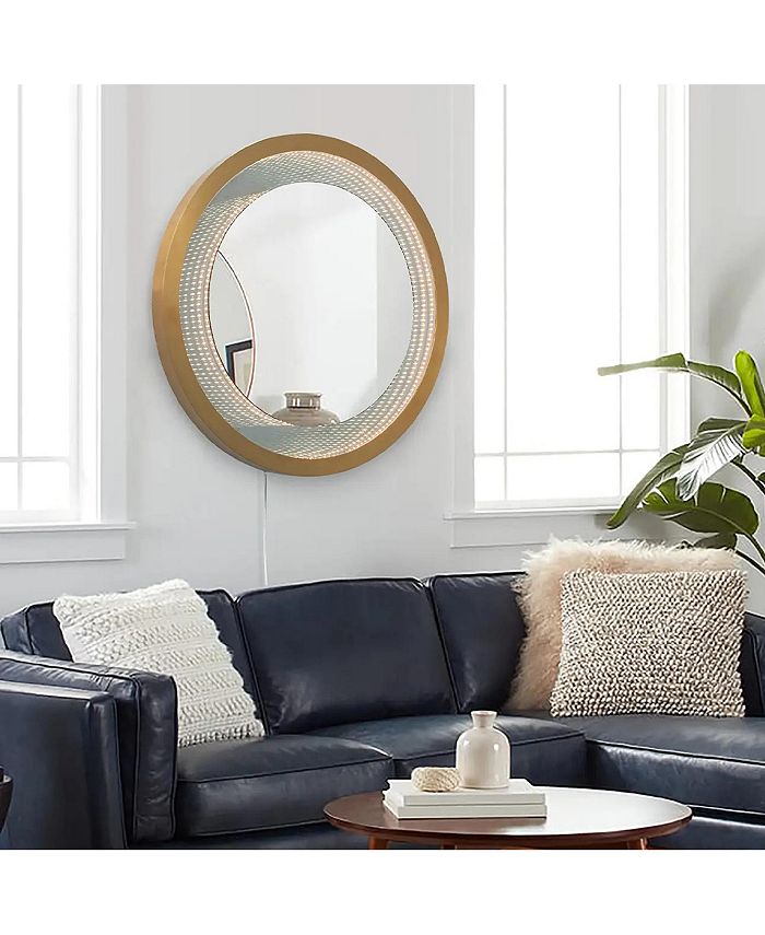 Nova Lighting Nova of California 39" Round Brass Starfall Vanishing ...