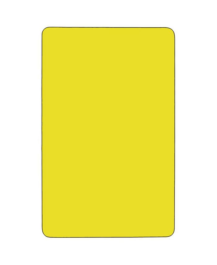 EMMA+OLIVER Mobile 30X60 Rectangle Hp Laminate Adjustable Activity ...