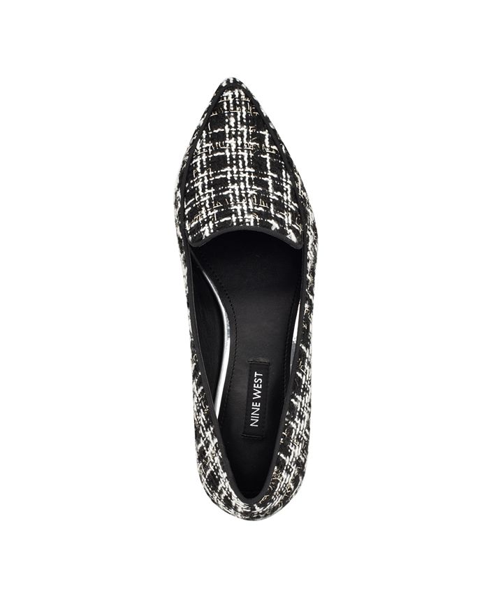 Nine West Women's Abay Pointed Toe Slip-On Smoking Flats - Macy's