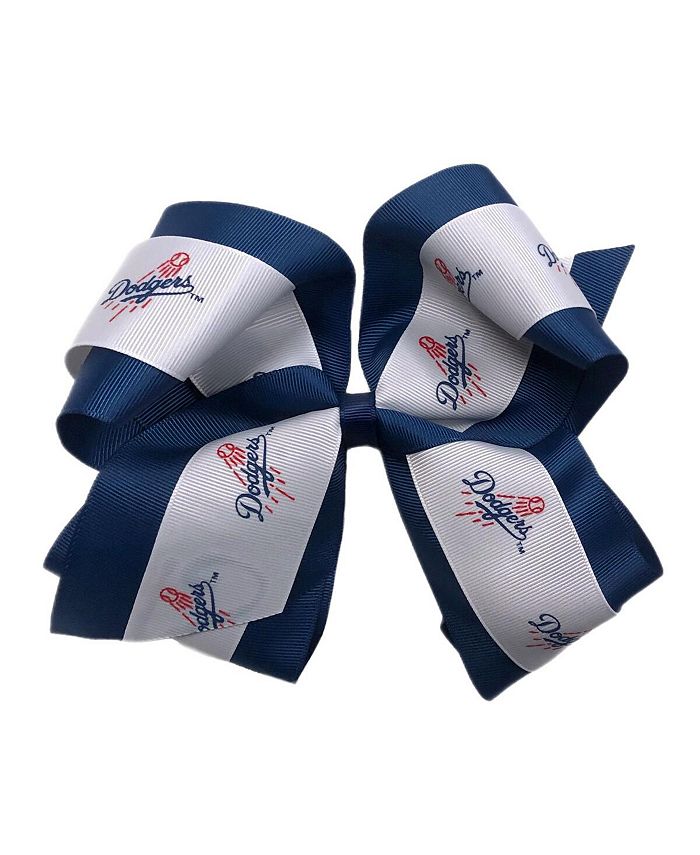 USA Licensed Bows Women's Los Angeles Dodgers Jumbo 3" Layered Bow - Macy's