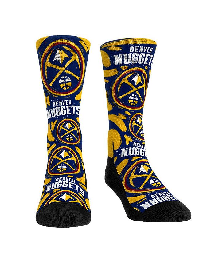 Rock 'Em Men's and Women's Socks Denver Nuggets Allover Logo and Paint ...