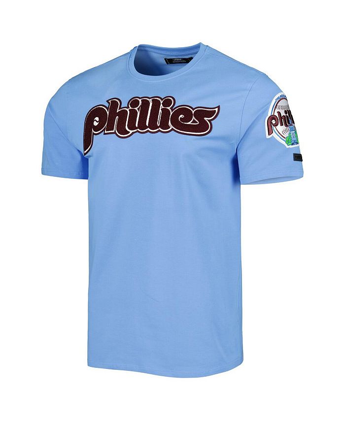 Pro Standard Men's Light Blue Philadelphia Phillies Team Logo T-shirt ...