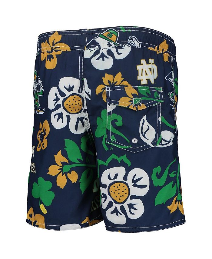 Wes & Willy Big Boys and Girls Navy Notre Dame Fighting Irish Floral ...
