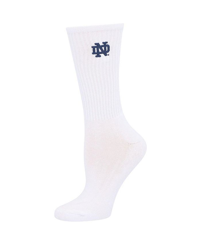 ZooZatz Women's Navy, White Notre Dame Fighting Irish 2-Pack Quarter ...