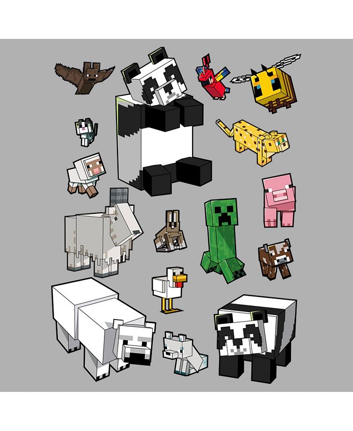Microsoft Boy's Minecraft Overworld Mobs Child T-Shirt - Macy's