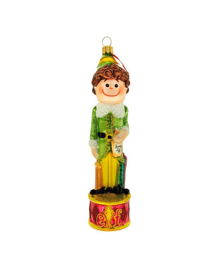 Hallmark Keepsake Glass Christmas Ornament Buddy the Elf - Macy's