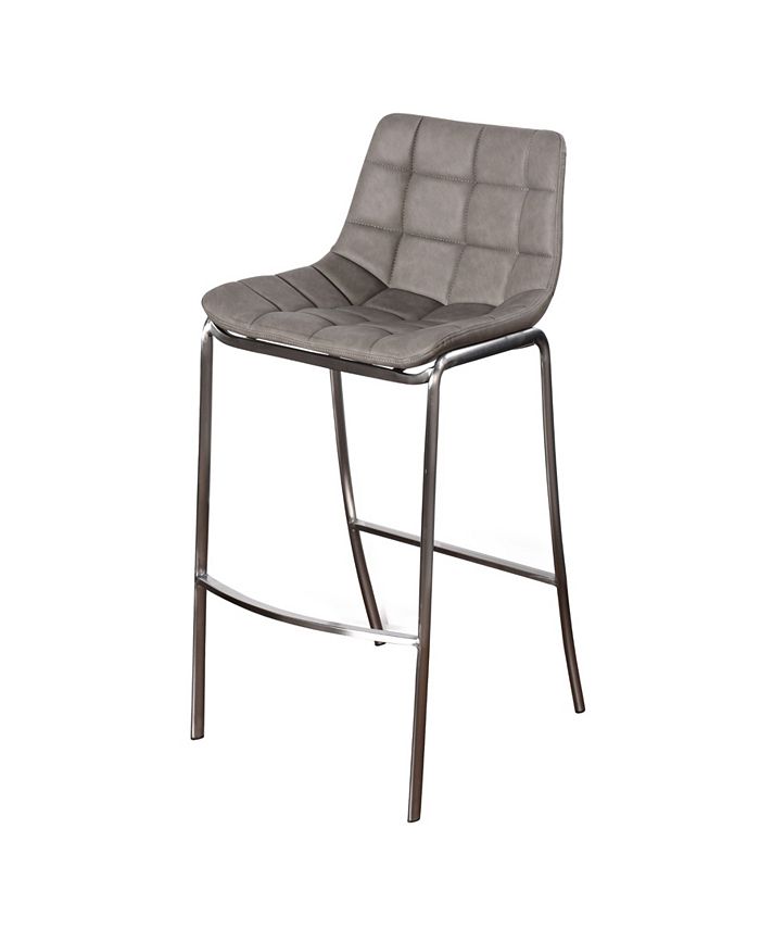 StyleCraft 41" Gemma Wooden Bar Stool & Reviews - Furniture - Macy's