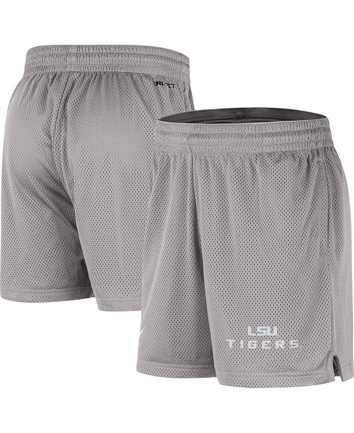 Nike Men's Gray LSU Tigers Mesh Performance Shorts - Macy's