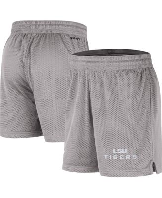 Men's Nike Gray LSU Tigers Mesh Performance Shorts - Macy's