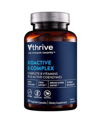 Vthrive Bioactive B-Complex - Vitamin B + Active Coenzymes for Energy ...