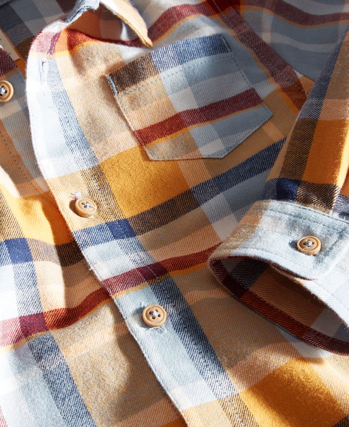 First Impressions Baby Boys Plaid Shirt and Jeans, 2 Piece Set, Created for Macy's - Macy's