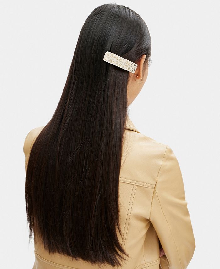 COACH Signature Resin Barrette - Macy's