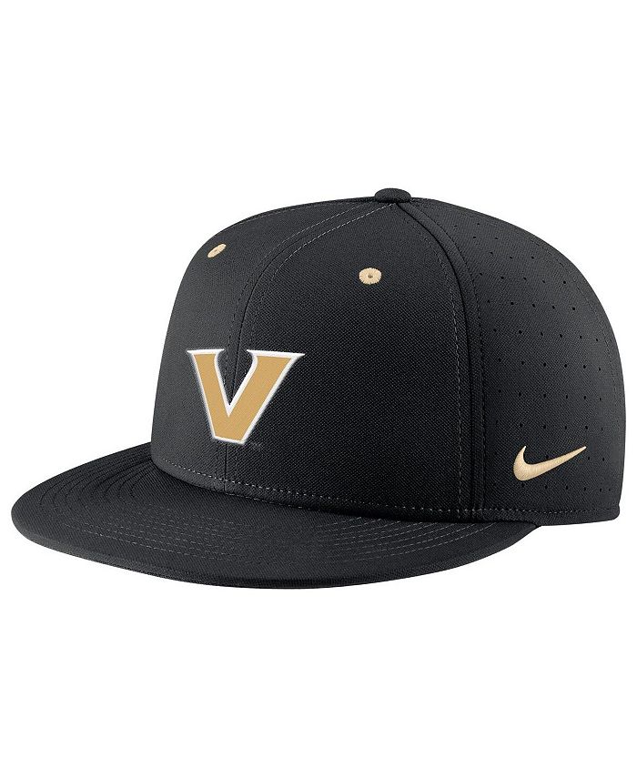 Nike Men's Black Vanderbilt Commodores Logo Fitted Hat - Macy's