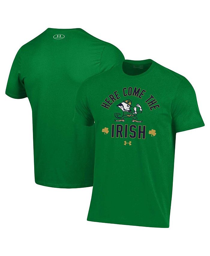 Under Armour Men's Green Notre Dame Fighting Irish Here Come The Irish ...