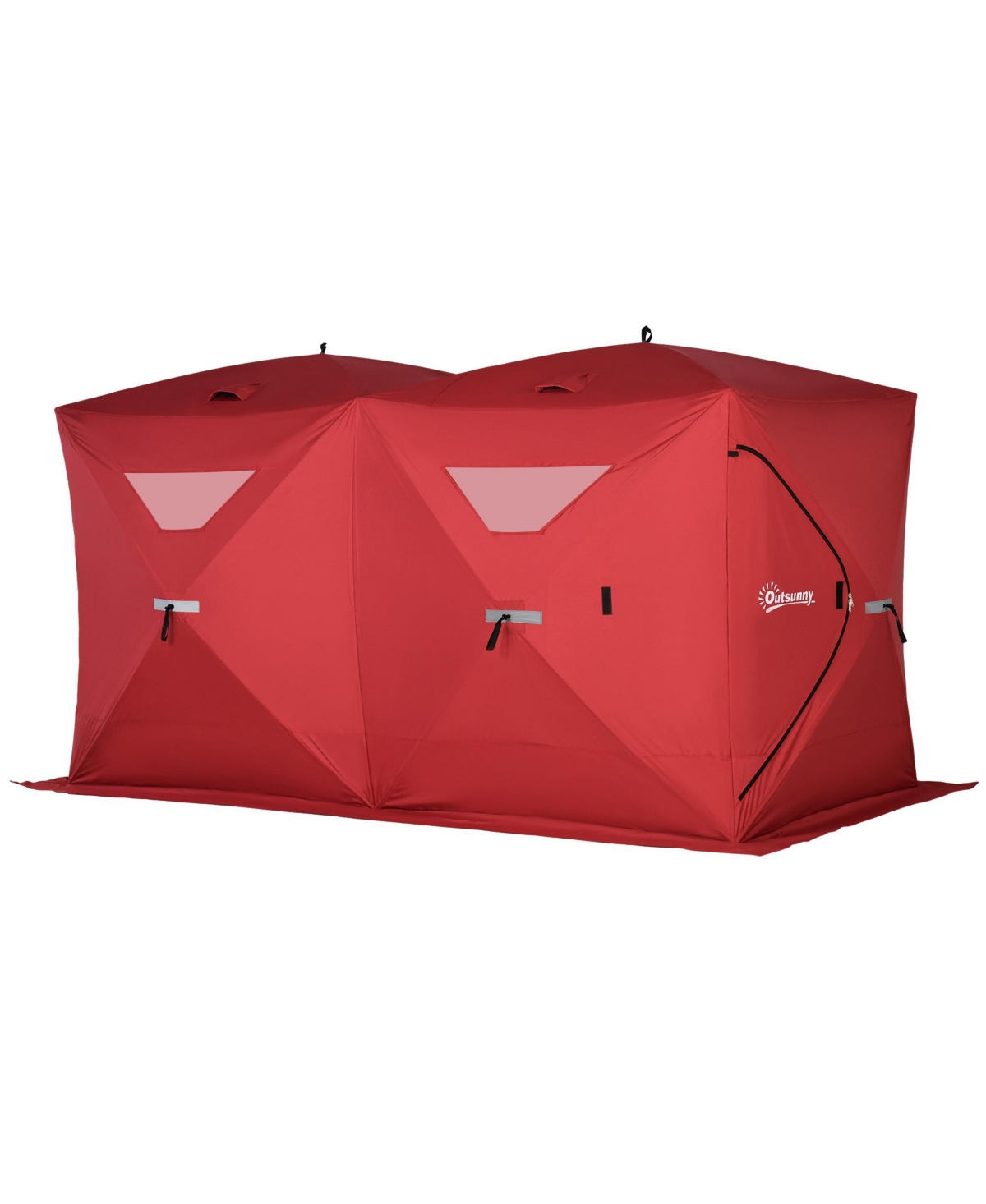 Click here for Outsunny 8 People Ice Fishing Shelter Pop-up Ice F... prices