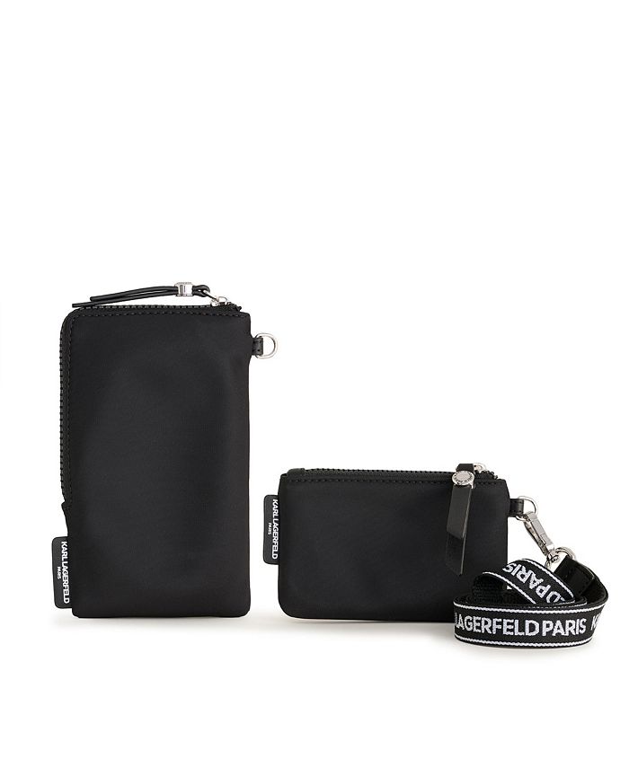 KARL LAGERFELD PARIS 2-in-1 Pouch Lanyard - Macy's