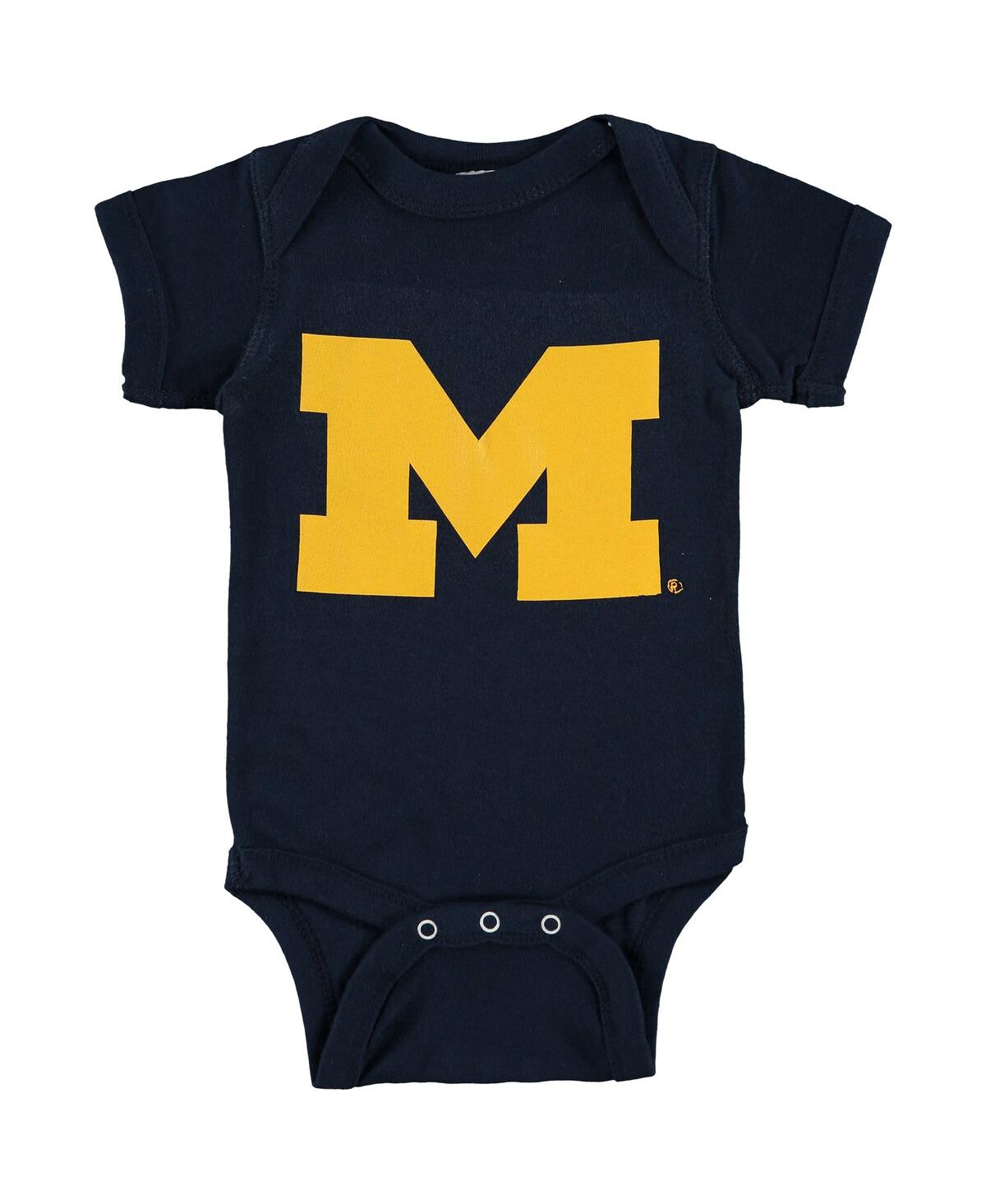Click here for Infant Boys and Girls Navy Michigan Wolverines Big... prices
