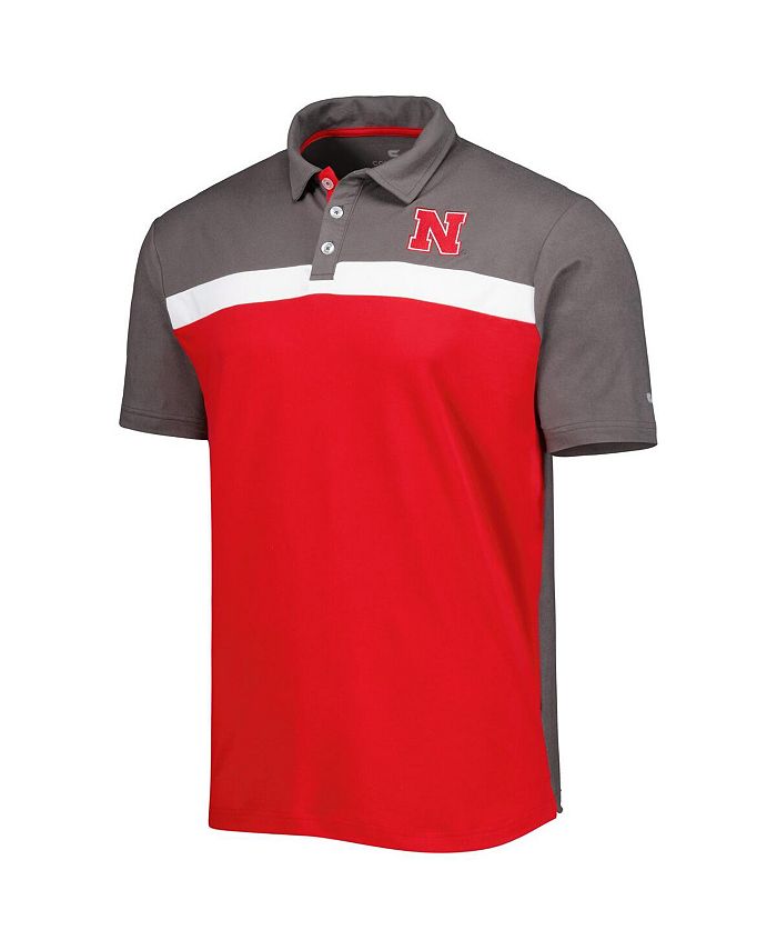 Colosseum Men's Charcoal Nebraska Huskers Two Yutes Polo Shirt - Macy's