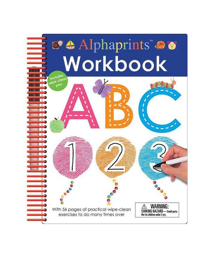 Barnes & Noble Alphaprints- Wipe Clean Workbook ABC by Roger Priddy - Macy's