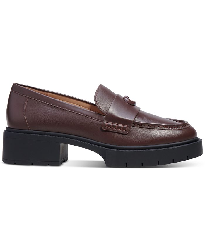 COACH Women's Leah Platform Lug Sole Loafers - Macy's