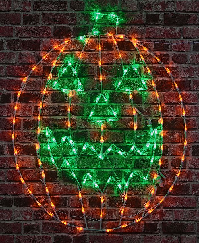 National Tree Company 44" Halloween Lighted Jack-O-Lantern Decoration ...