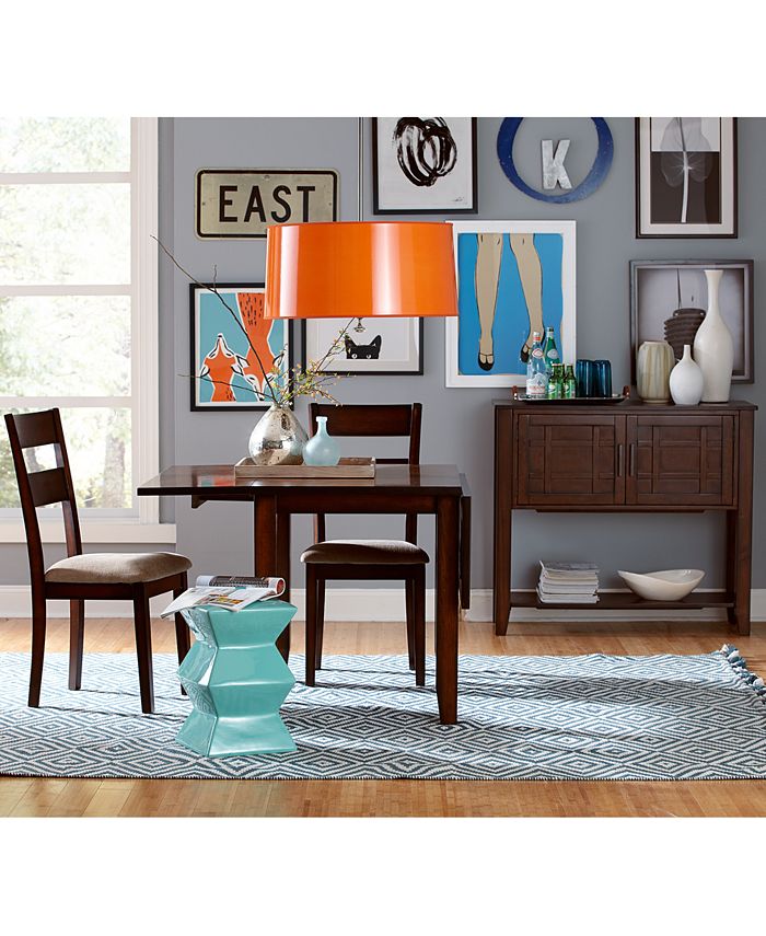 Furniture Branton Rectangular Drop-Leaf Table - Macy's