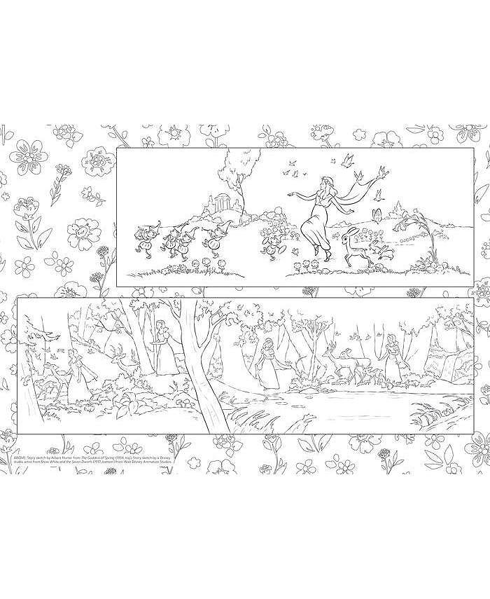 Barnes & Noble Art of Coloring- Disney 100 Years of Wonder- 100 Images ...