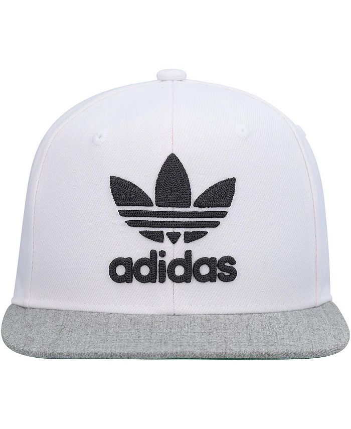 adidas Men's White Trefoil Chain Snapback Hat - Macy's