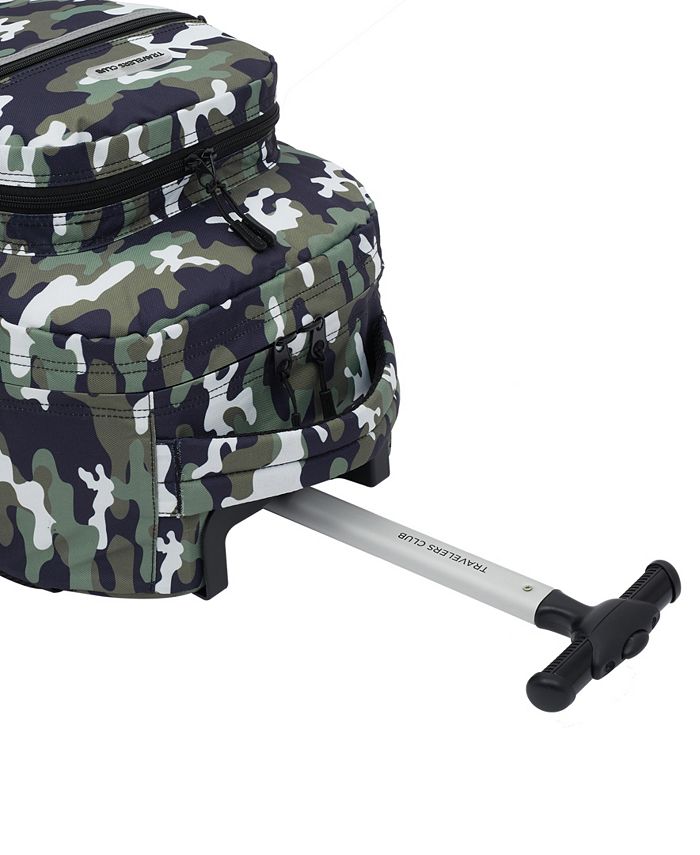 Travelers Club Finley Collection 18" Rolling Backpack - Macy's