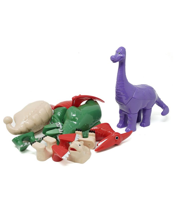 Popular Playthings Magnetic Mix or Match Dinosaurs Set, 15 Pieces - Macy's