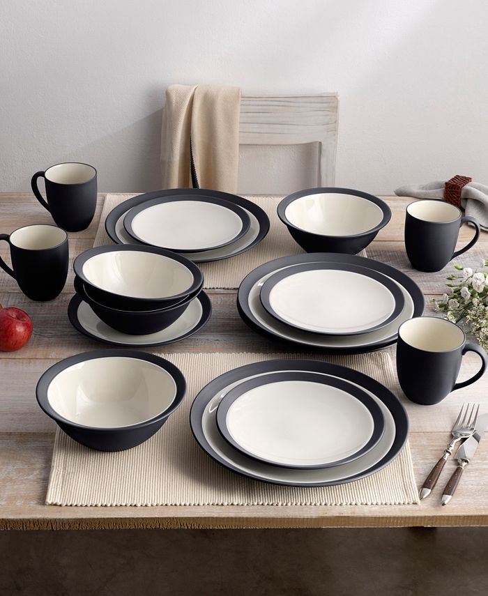 Noritake Colorwave Curve 16-Pc. Dinnerware Set, Service for 4 - Macy's