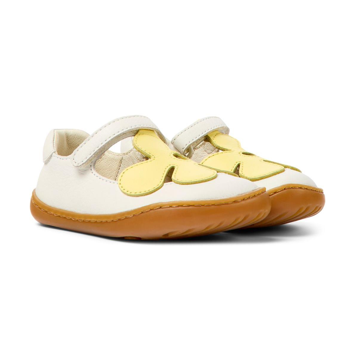Click here for Child Girls Twins First Walkers Shoes - Ivory prices